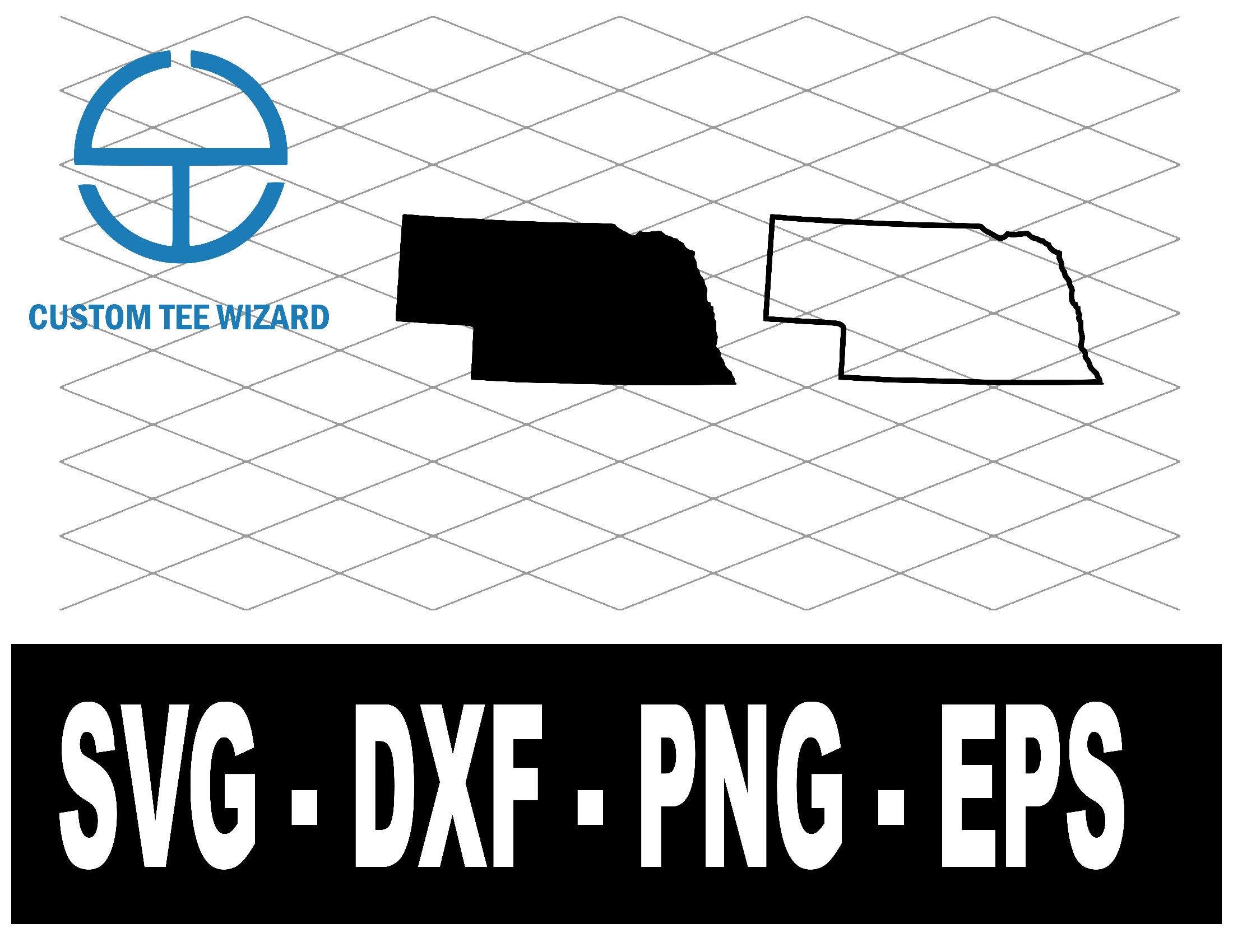 Nebraska SVG File | Nebraska Cut File | Nebraska Map Shape Clip Art ...