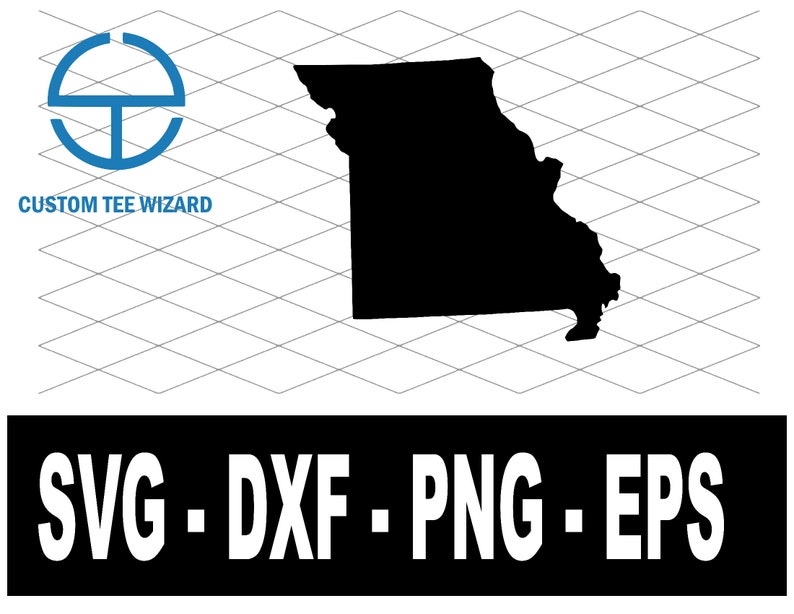 Missouri SVG File | Missouri Cut File | Missouri Map Shape Clip Art ...