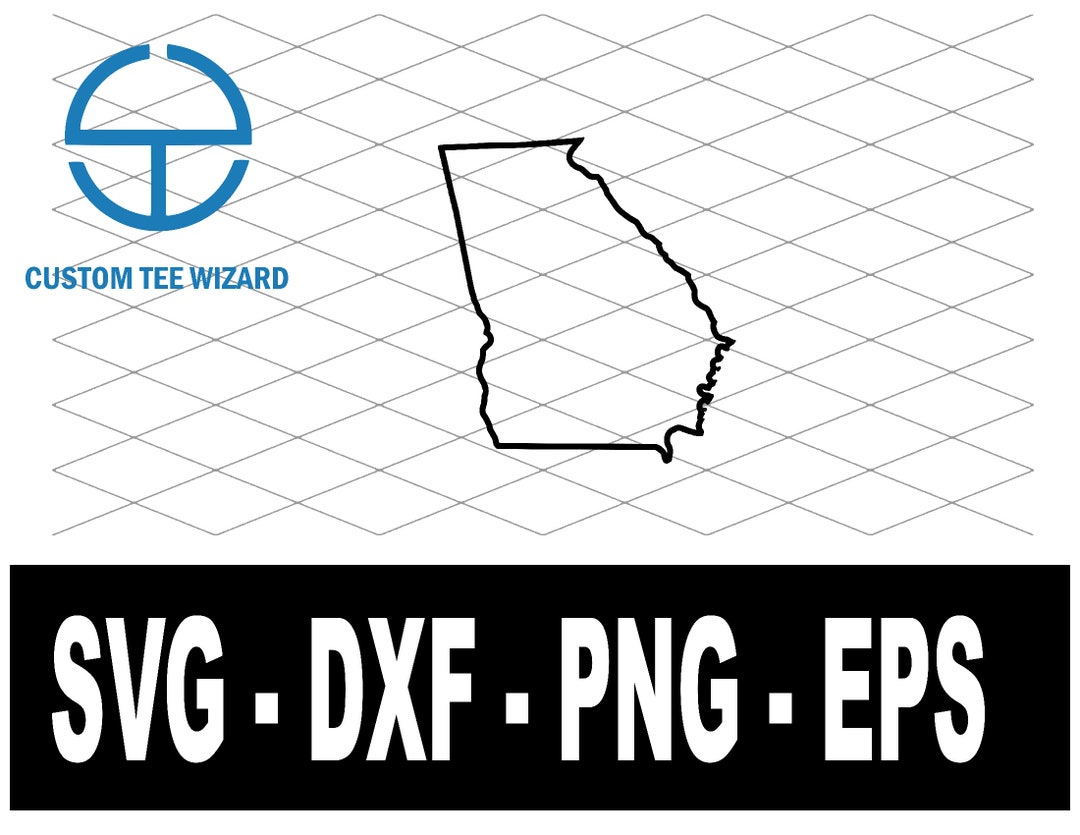 Georgia SVG File | Georgia Cut File | Georgia Map Shape Clip Art ...