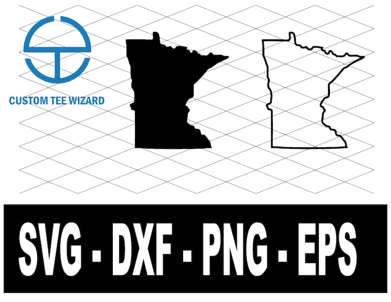 Minnesota SVG File | Minnesota Cut File | Minnesota Map Shape Clip Art ...