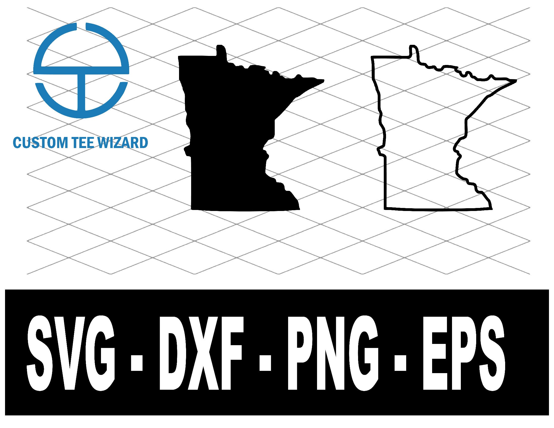 Minnesota SVG File | Minnesota Cut File | Minnesota Map Shape Clip Art ...