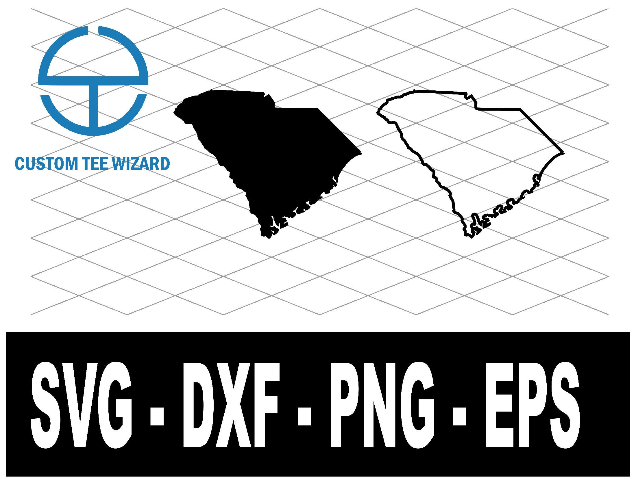 South Carolina SVG File | South Carolina Cut File | South Carolina Map ...