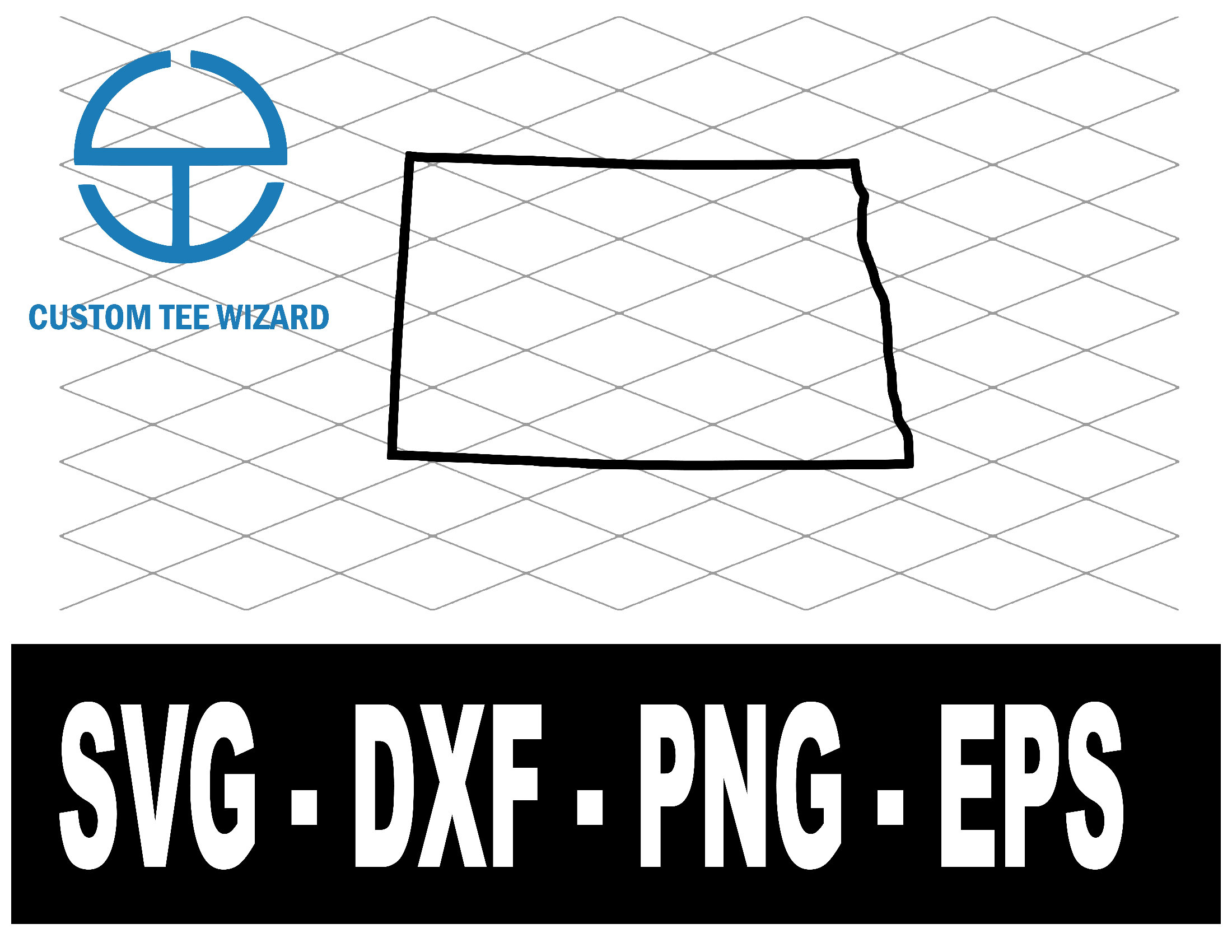 North Dakota SVG File | North Dakota Cut File | North Dakota Map Shape ...