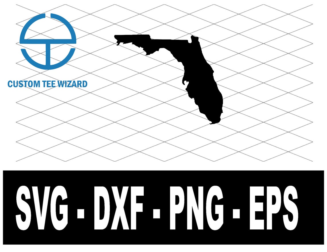 Florida SVG File Florida Cut File Florida Map Shape Clip Art United ...