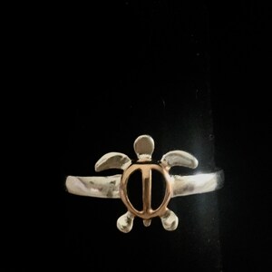 Sterling Silver Sea Turtle Honu Hawaiian Toe Ring, Turtle Toe Ring ...