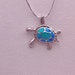 Blue Opal, Sea Turtle Jewelry, Hawaiian Necklace, Turtle Necklace, Honu ...