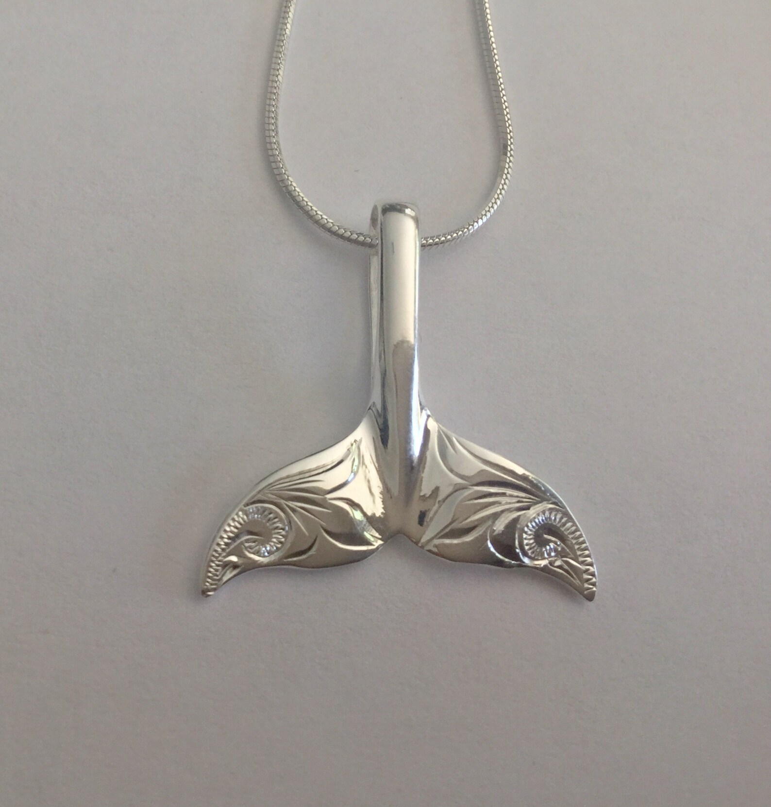 Whale Tail Necklace Hawaiian Jewelry Whales Tail Hawaiian - Etsy