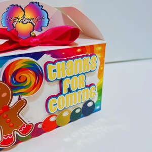 Magical 3D Candyland Inspired-themed Birthday Gable Box - Etsy
