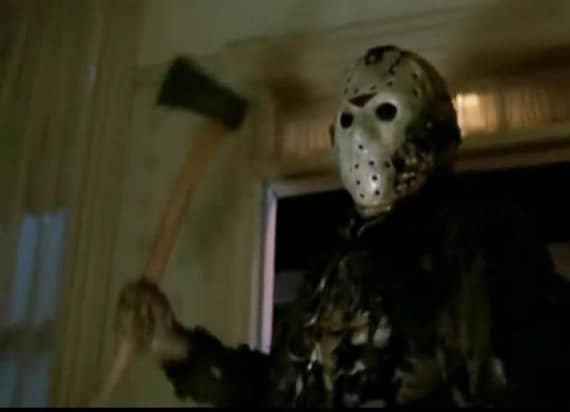 Jason Voorhees Axe Under The Mask: Friday The 13th Part 4 Action