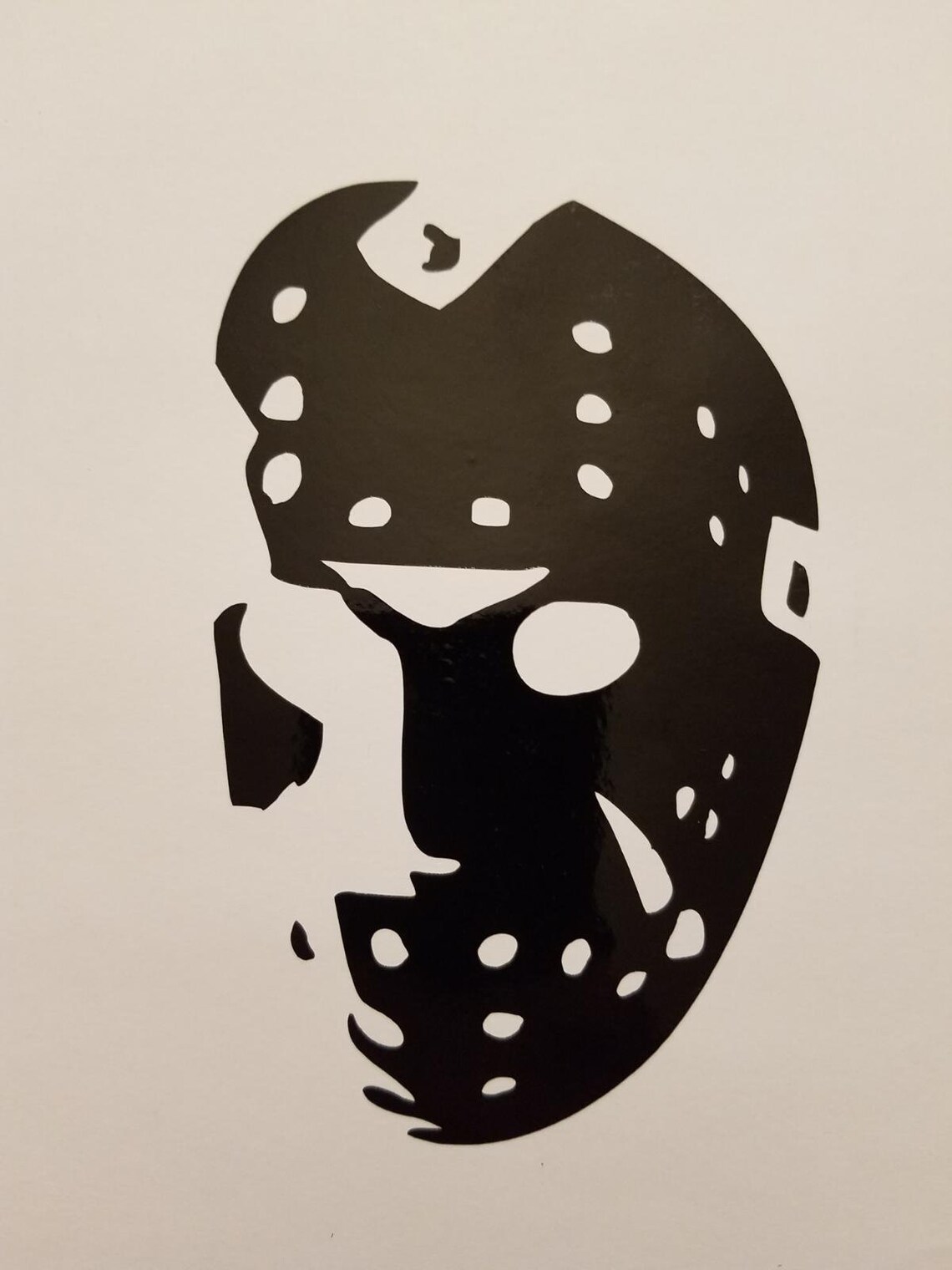 Jason Mask Vinyl Decal | Etsy