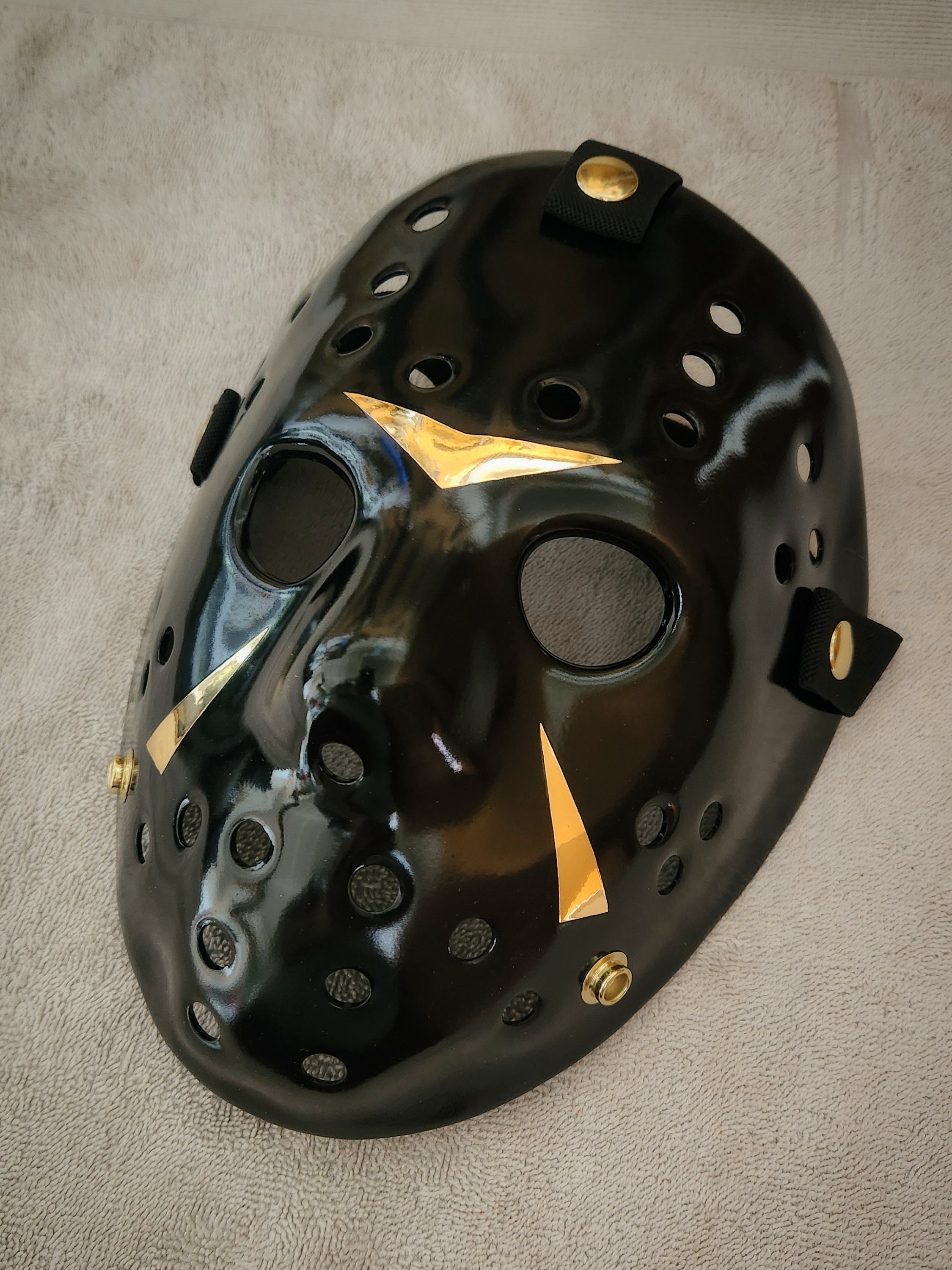 Black and Gold Ultra Clean Part 3 Hockey Mask(hockey Mask Only/does NOT ...