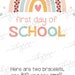 First Day of School Bracelet PRINTABLE Instant Download, Back to School ...