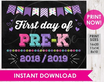 First day of pre k | Etsy