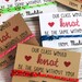 Knot Valentine Cards PRINTABLE Friendship Bracelet Valentine's Day Card ...