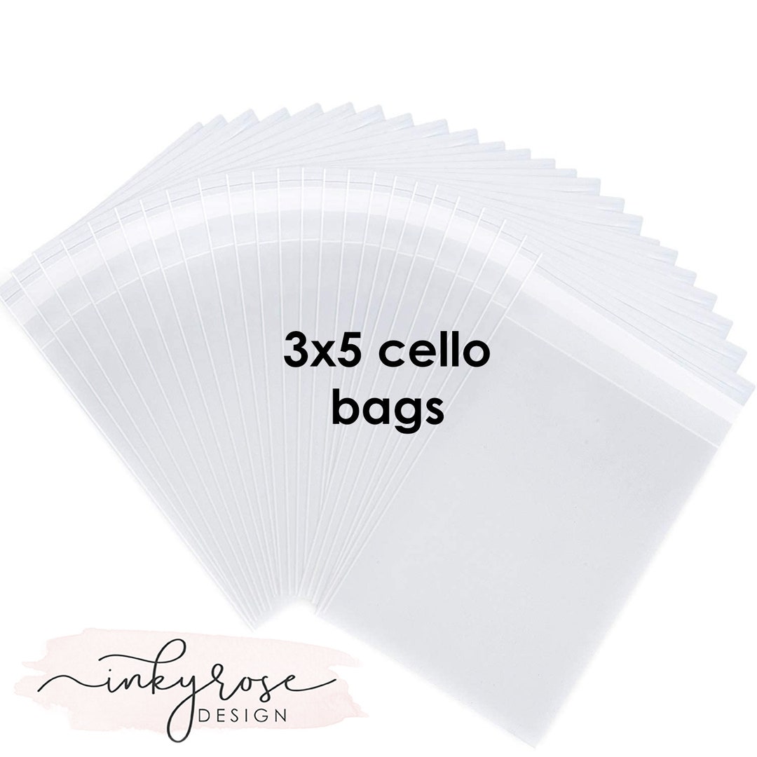 DO NOT ORDER Unless Instructed by Inkyrose Design - 3x5 Cello Bags to ...