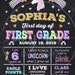 Unicorn First Day of School Sign PRINTABLE, Back to School Sign, 1st ...