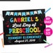 Last Day of Preschool Sign PRINTABLE, Last Day of School Chalkboard ...