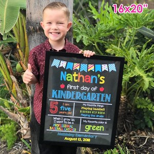 Last Day of Preschool Sign PRINTABLE, Last Day of School Chalkboard ...