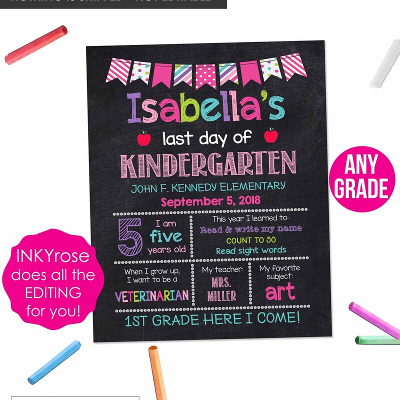 Last Day Preschool - Etsy