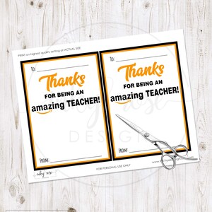 Amazon Gift Card Holder PRINTABLE Teacher Appreciation Gift Card Holder ...