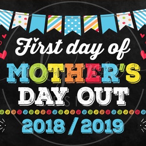 Last Day of Preschool Sign PRINTABLE, Last Day of School Chalkboard ...