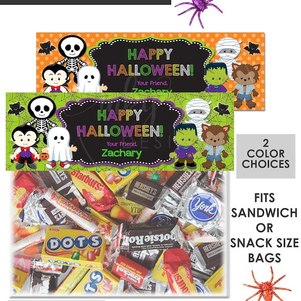 Candy Bag Toppers - Etsy