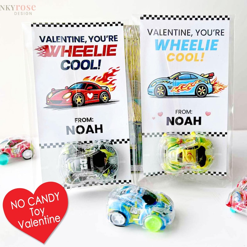 Car Themed Valentines - Etsy