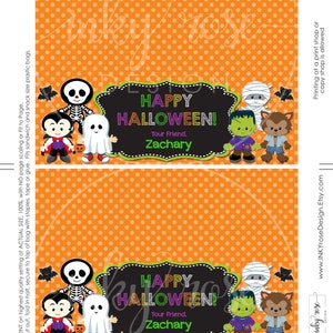 Halloween Treat Bag Toppers PRINTABLE Halloween Birthday Party Favors ...