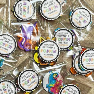 Halloween Party Favors Pop It Fidget, Assembled Halloween Favor ...