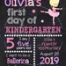 Ballerina First Day of School Sign PRINTABLE 1st Day of - Etsy