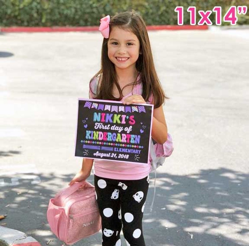 Unicorn First Day of Fifth Grade Unicorn Sign PRINTABLE - Etsy