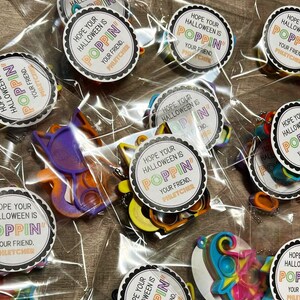 Halloween Party Favors Pop It Fidget, Assembled Halloween Favor ...