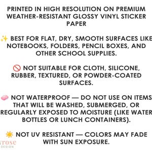 School Labels for Girls Boys Kids Teachers, School Stickers Labels ...