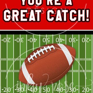 Football Valentine Cards, Personalized Kids Valentine's Day Card ...