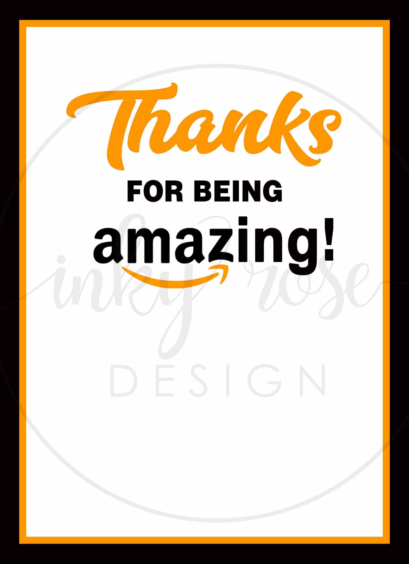 Amazon Gift Card Holder PRINTABLE Teacher Appreciation Gift | Etsy