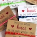 Knot Valentines, PRINTED Friendship Bracelet Valentine's Day Cards for ...