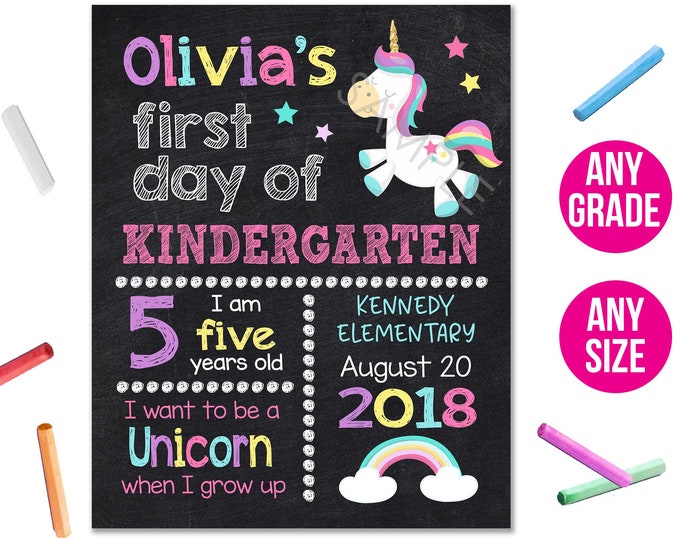 First Day of First Grade Boy Sign PRINTABLE, 1st First Day of School ...