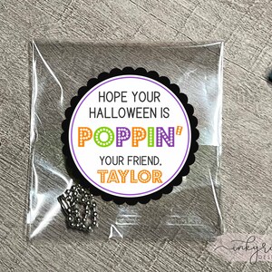 Halloween Party Favors Pop It Fidget, Assembled Halloween Favor ...