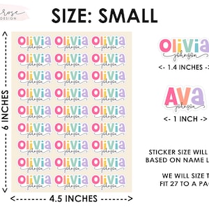 School Labels for Girls Boys Kids Teachers, School Stickers Labels ...