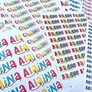 School Labels for Girls Boys Kids Teachers, School Stickers Labels ...