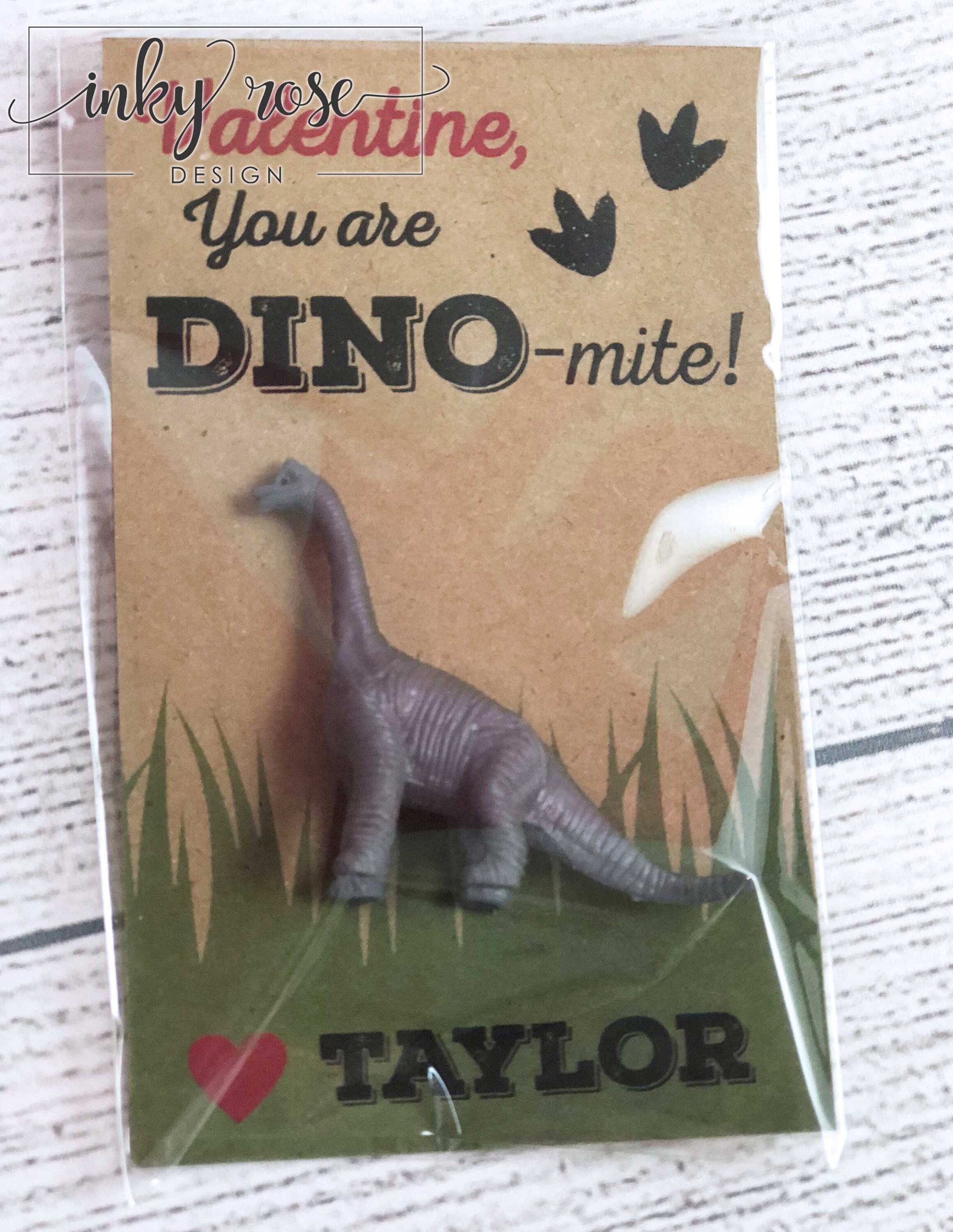 Dinosaur Valentine Cards PRINTED Dino-mite Valentines for - Etsy