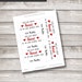 Knot Valentine Cards PRINTABLE Friendship Bracelet Valentine's Day Card ...