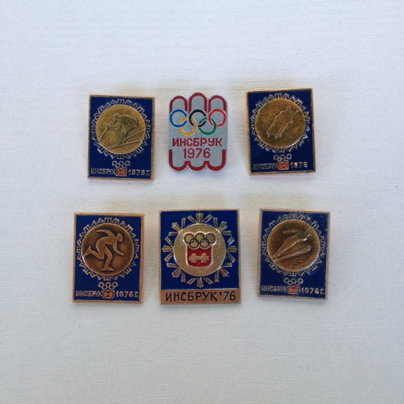Olympic Games, Innsbruck Austria, Olympic city, Badge… - Gem