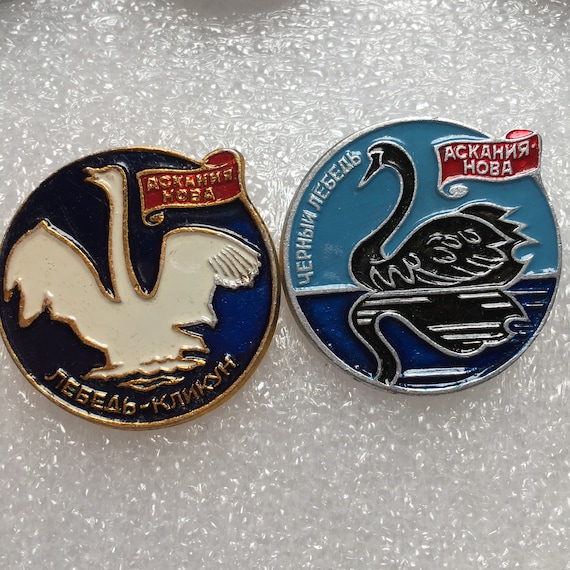 Soviet badges, Birds, Animal, Fauna, Vintage collecti… - Gem