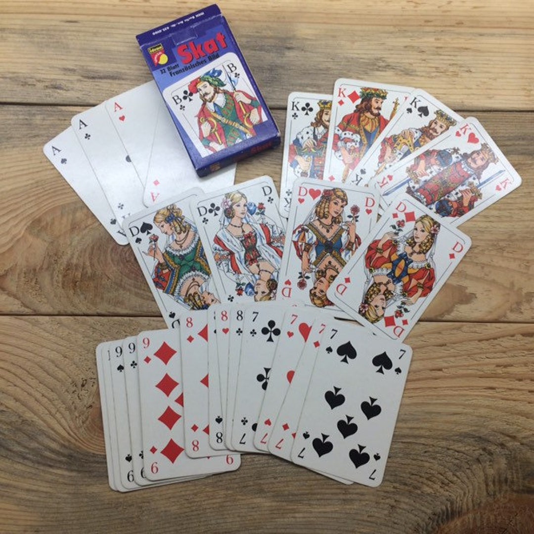 Vintage Playing Cards, German Decks, SKAT, Vintage Playing Cards ...