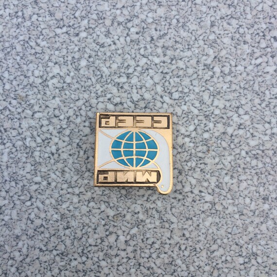 Vintage Pin, Soviet Badges, Peace Dove, International… - Gem