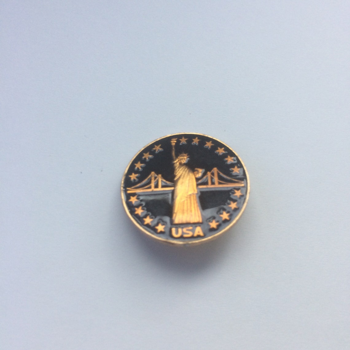 Vintage Pin USA Badges the Statue of Liberty USA is - Etsy