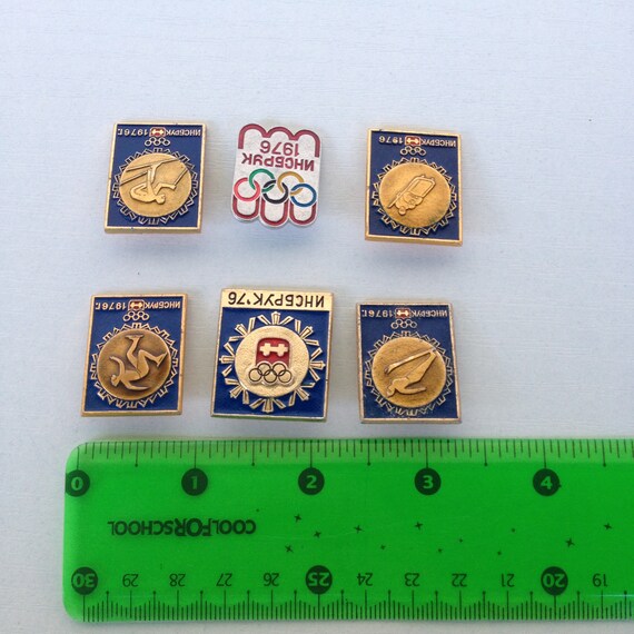 Olympic Games, Innsbruck Austria, Olympic city, Badge… - Gem