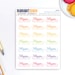 Today Was 5 Star Tracking Sticker | Well-being Planner Sticker | Mental ...