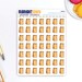 Packed Lunch Icon Stickers Make Lunch Planner Stickers Brown-bag Lunch ...
